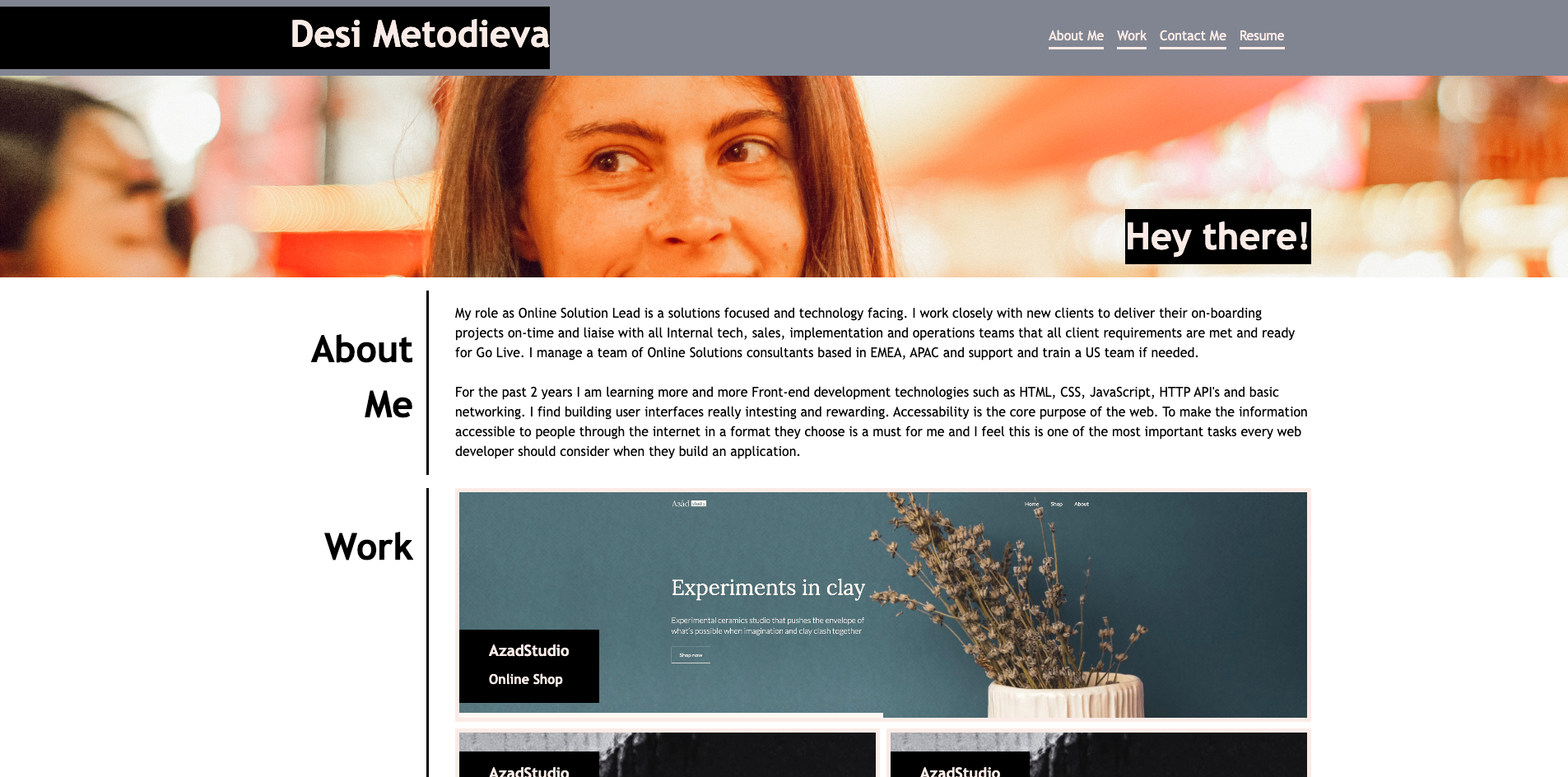 Desi Metodieva Portfolio